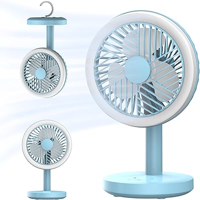 Amazon.com: 4 Speeds Strong Desk Fan with Elegant Apperance, Personal ...