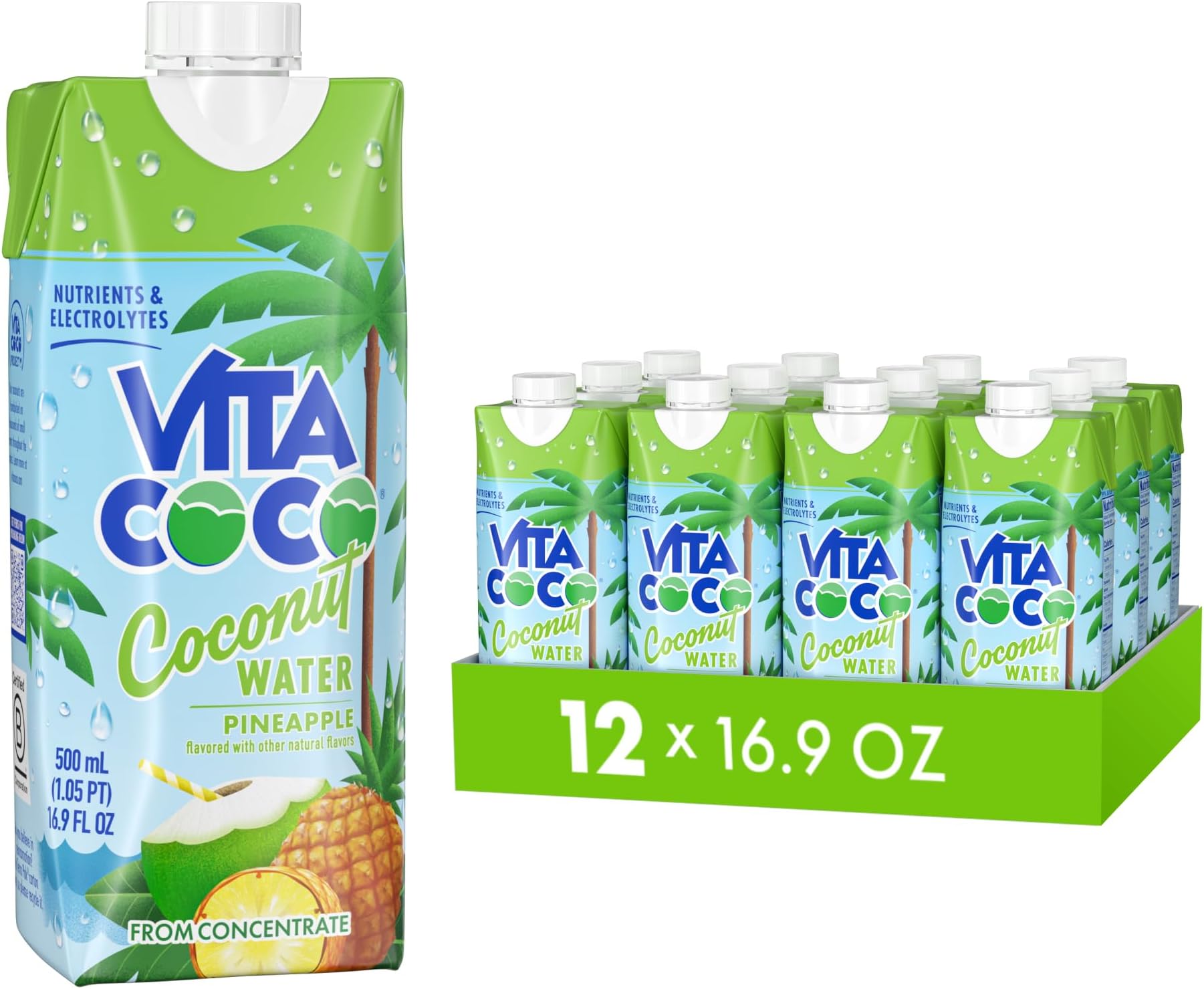 Amazon.com : 100 Coconuts - 100% Pure Coconut Water - Low Calorie All ...