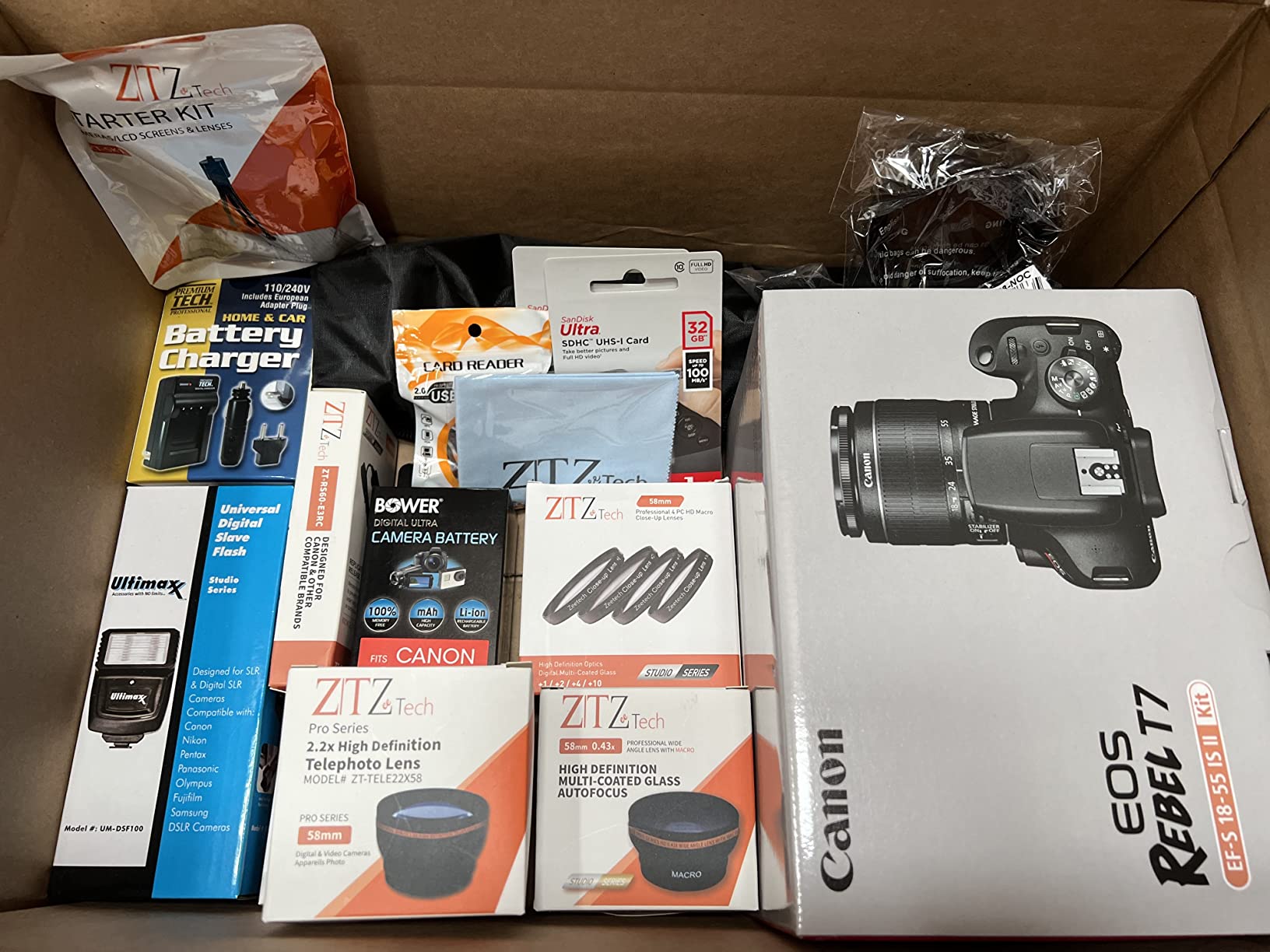 Amazon Canada: Canon EOS Rebel T7 DSLR Camera Bundle with Canon 18-55mm ...