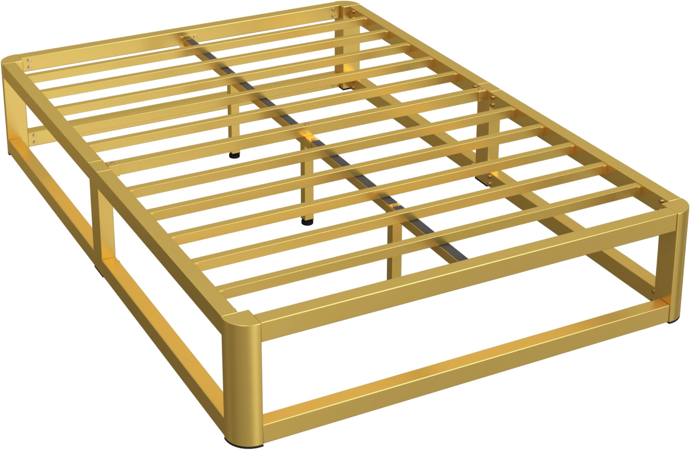 Amazon.com: V&LX 18 Inch Tall V1406 UP-Support Deluxe Metal Slat Bed ...