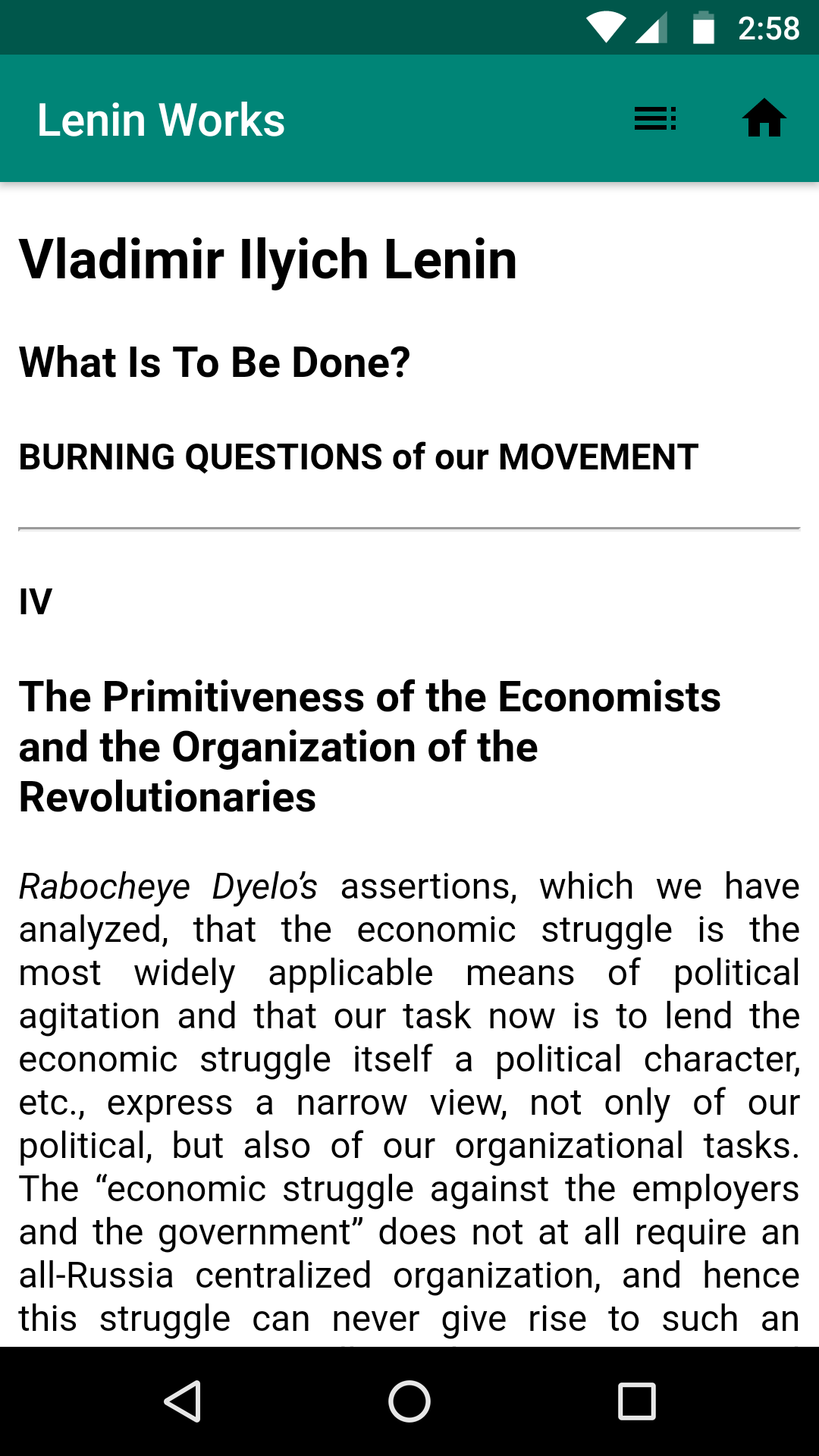 Lenin Works - App on Amazon Appstore