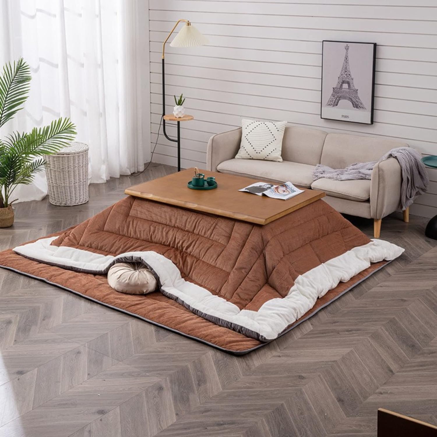 Amazon.com: Kotatsu Japanese-Style Heating Table kotatsu Table Electric ...