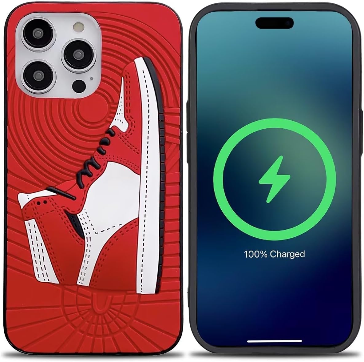 Amazon.com: QUNQIN Cool Basketball Sports Sneaker Phone Case for iPhone ...