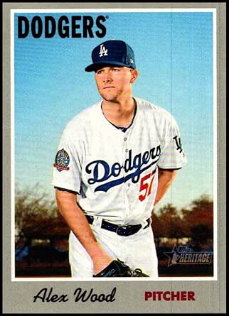 Amazon.com: 2019 HERITAGE #5 ALEX WOOD DODGERS BASEBALL : Collectibles ...