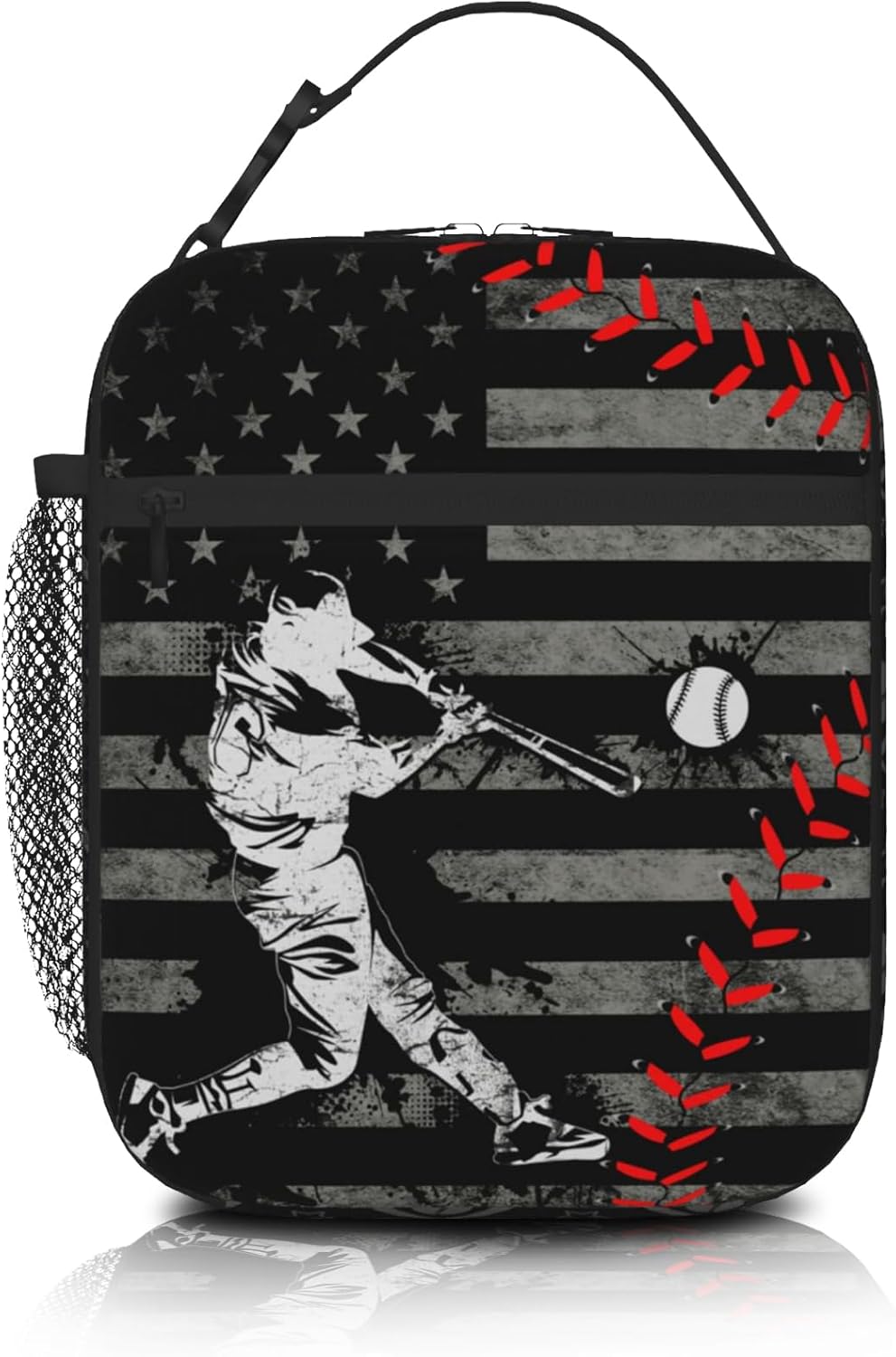 Amazon.com: Opuiilo Kids Lunch Box For School Insulated Baseball Lunch ...