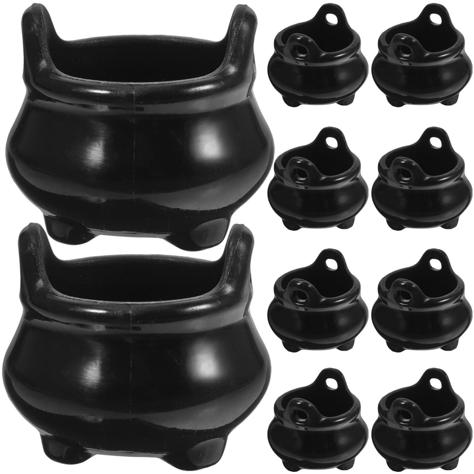 Kichvoe Mini Cauldrons Pot 2CM/0.7Inch Halloween Miniature Cauldron ...