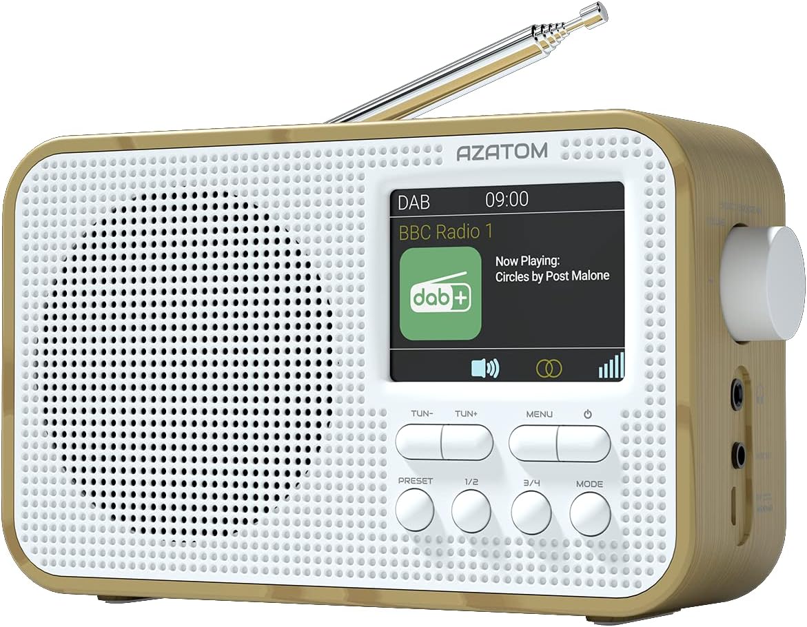 Konig Stylish Retro Table Radio - Beige : Amazon.co.uk: Electronics & Photo