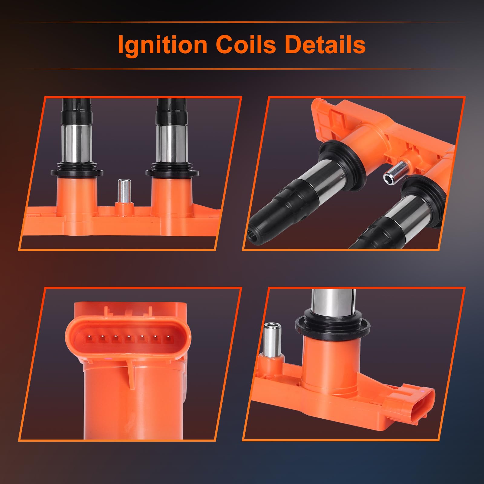 Ignition Coil GBTAD Upgraded Pack For Chevy Cruze, Sonic, Aveo, Pontiac ...