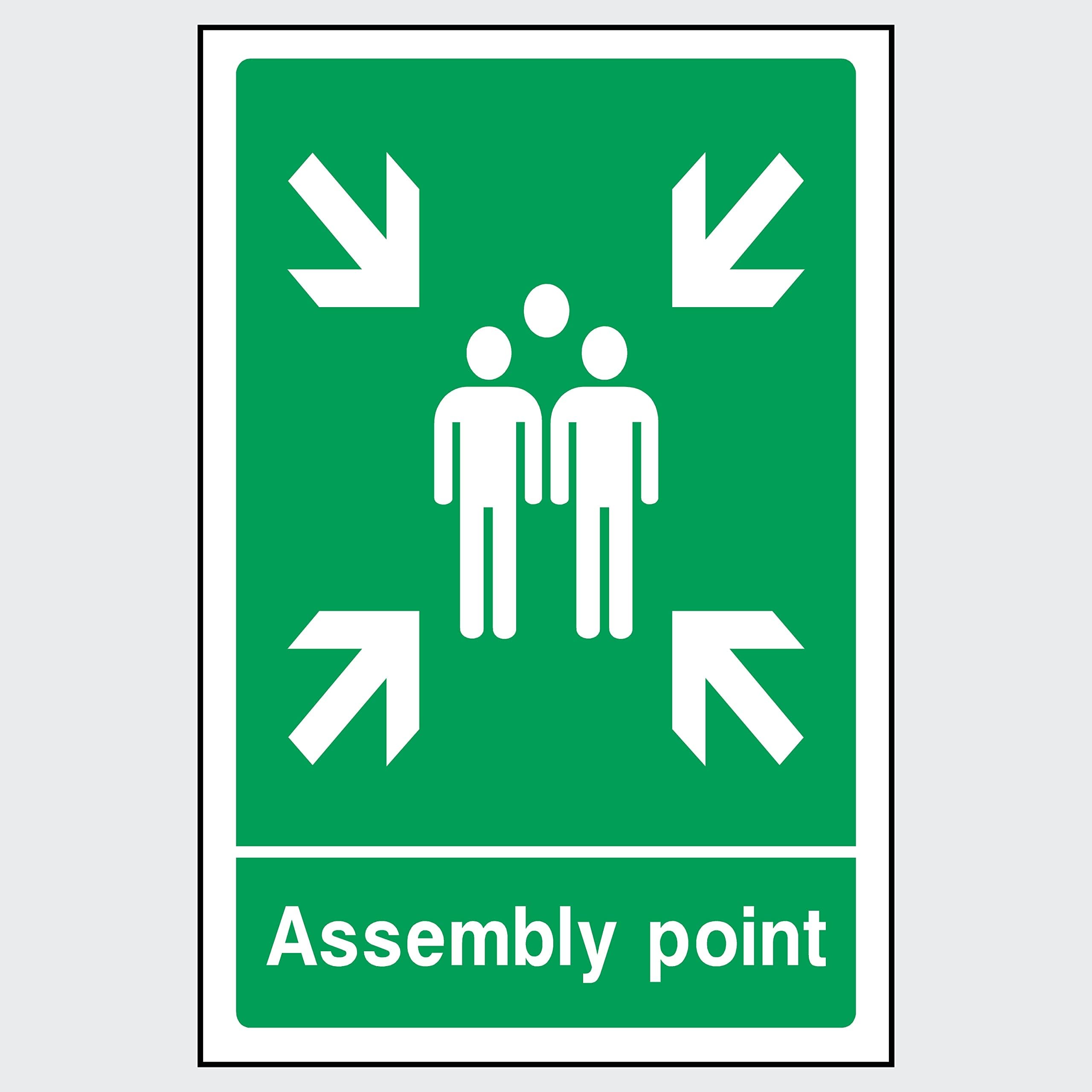 Fire Assembly Muster Point Sign - (Choose Size, Material & Fixing ...