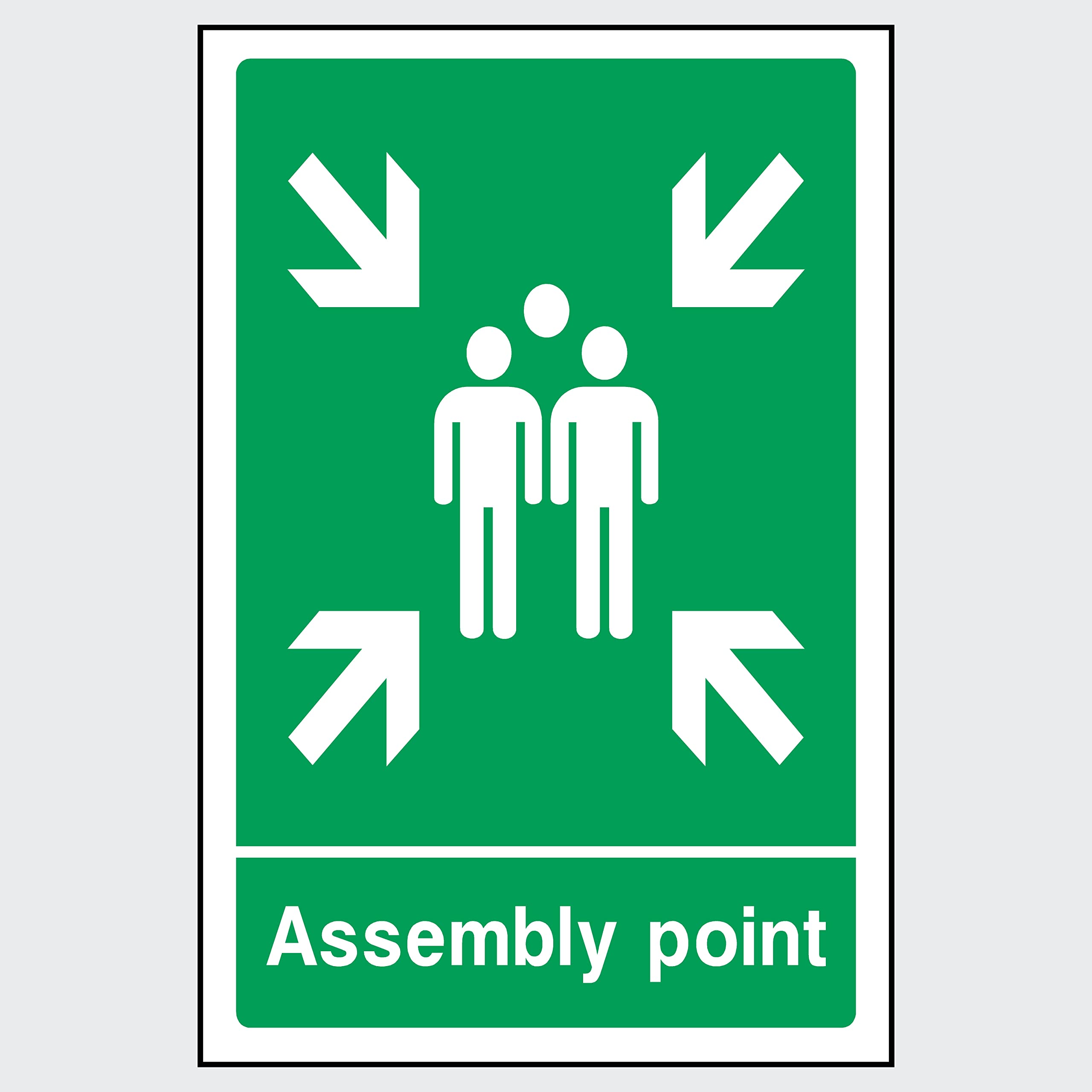 Fire Assembly Muster Point Sign - (Choose Size, Material & Fixing ...