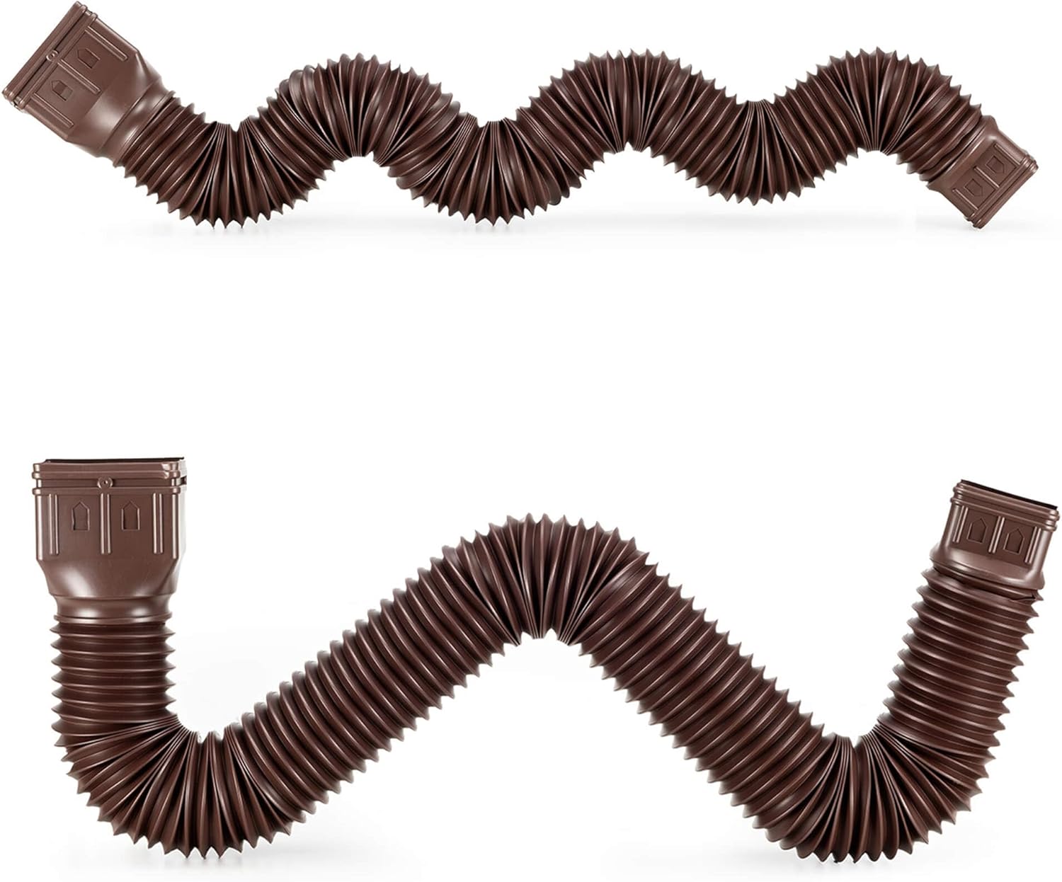 Amazon.com : Tronssien 2pack Rain Gutter Downspout Extensions Flexible ...