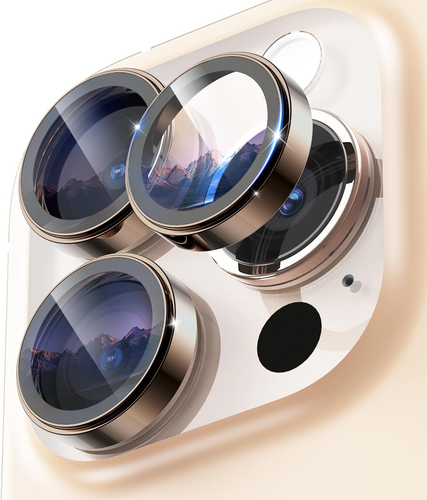 Jurqqer for iPhone 16 Pro Max/iPhone 16 Pro Camera Lens Protector ...