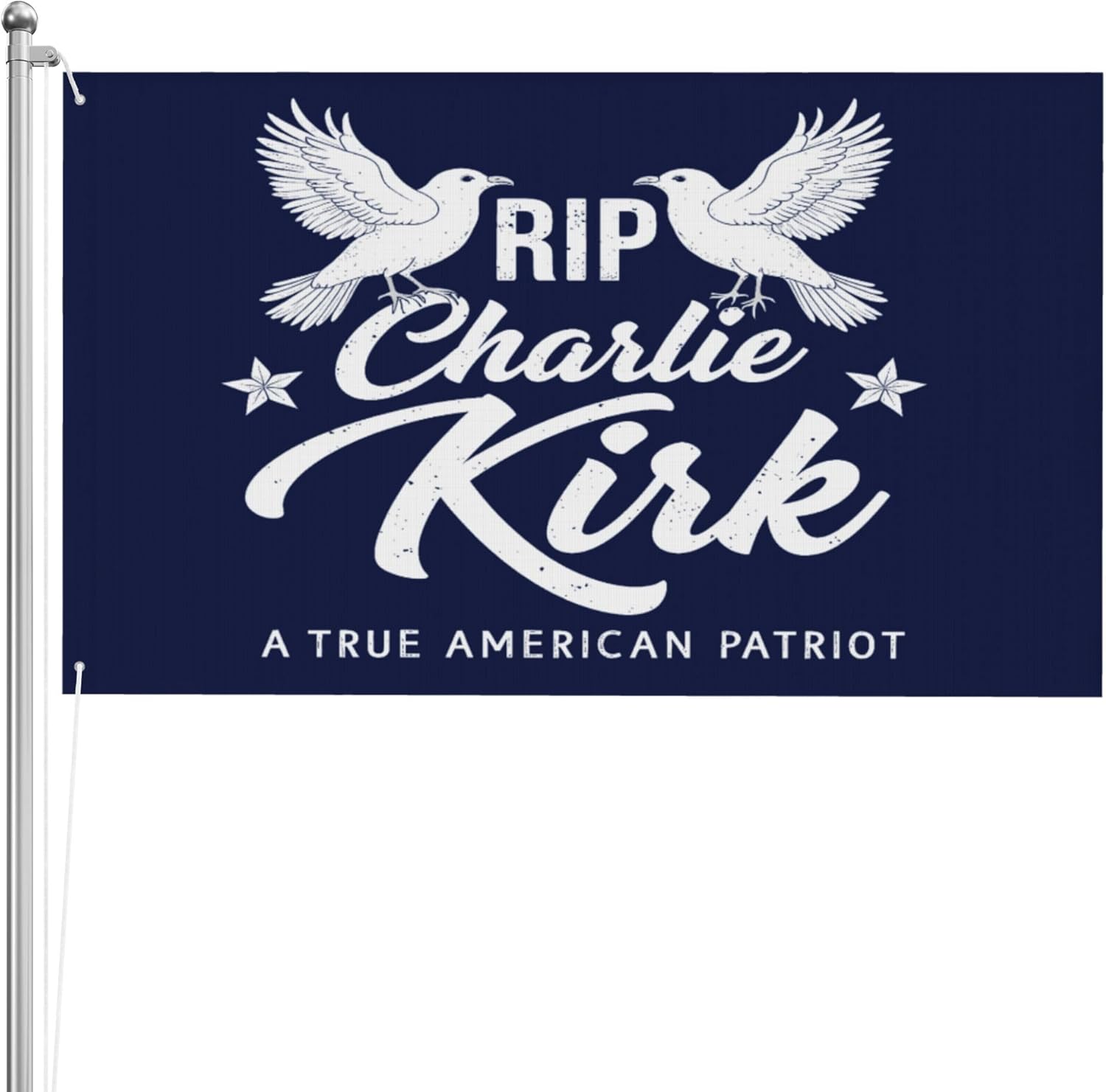 Amazon.com : 3x5 Feet Rip Charlie Kirk Flag Pray for Charlie Kirk Flags ...