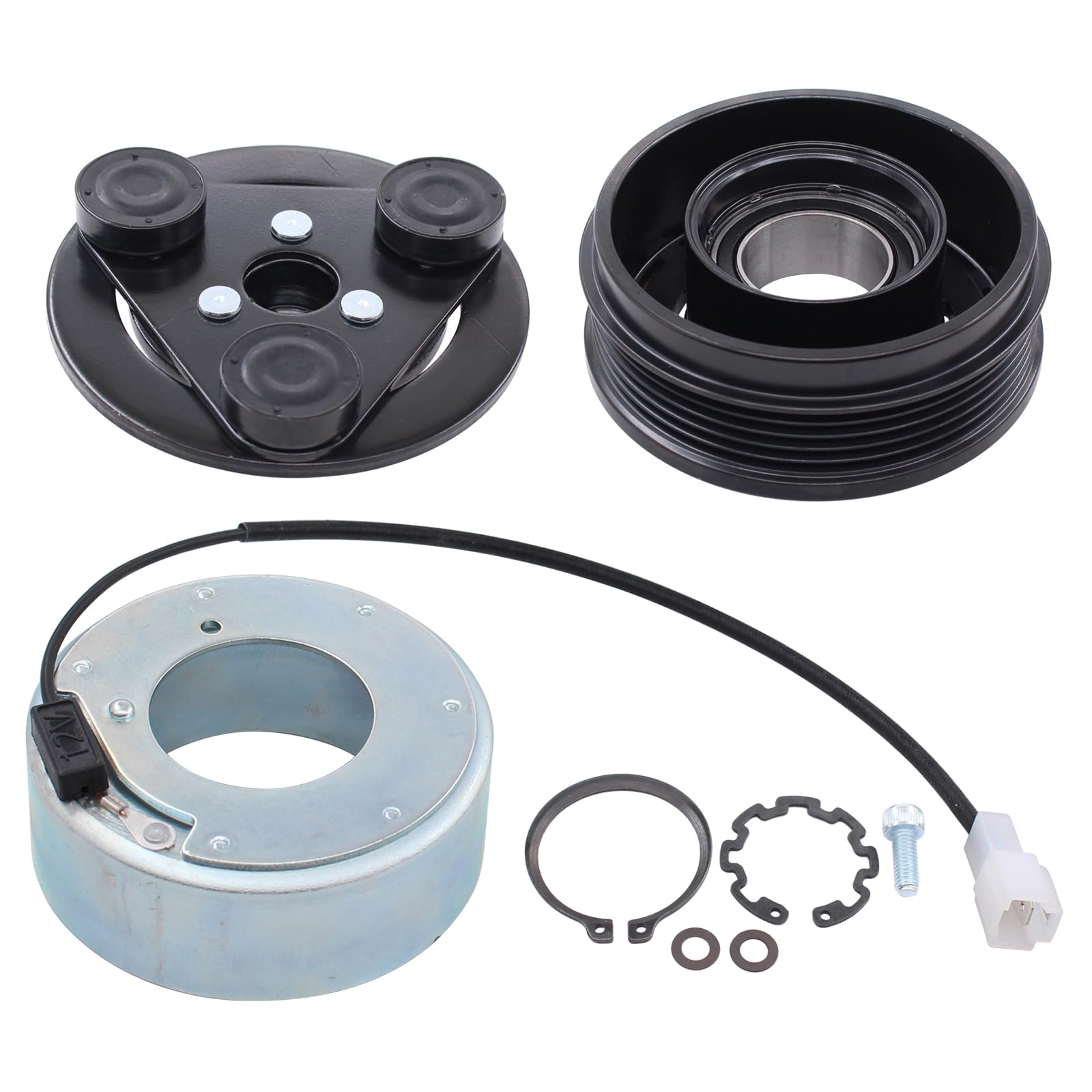 Amazon.com: XtremeAmazing A/C AC Compressor Clutch Assembly Repair Kit ...
