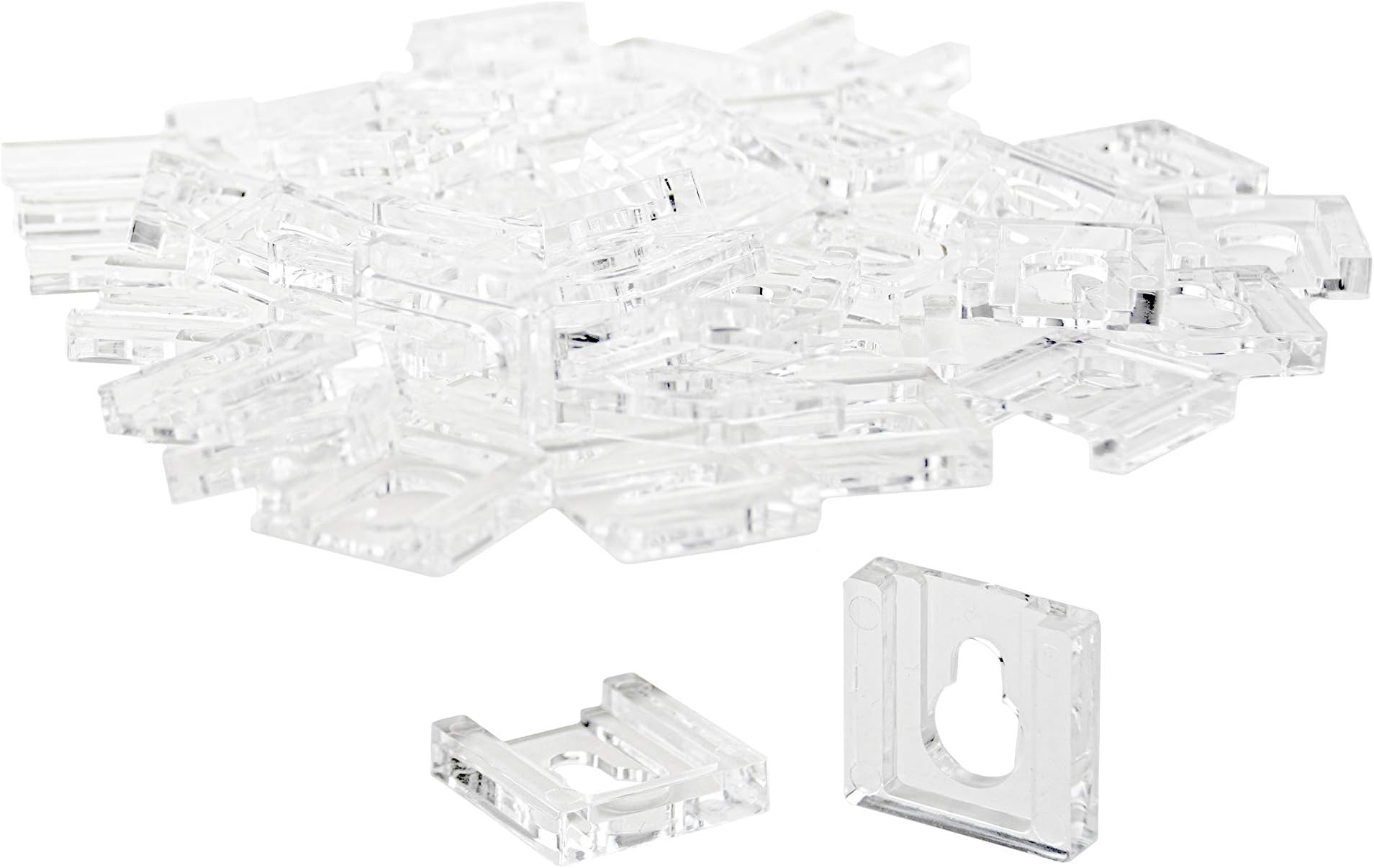 Marketing Holders Acrylic Keyholes Attachments 3/8 Clear Hanging ...