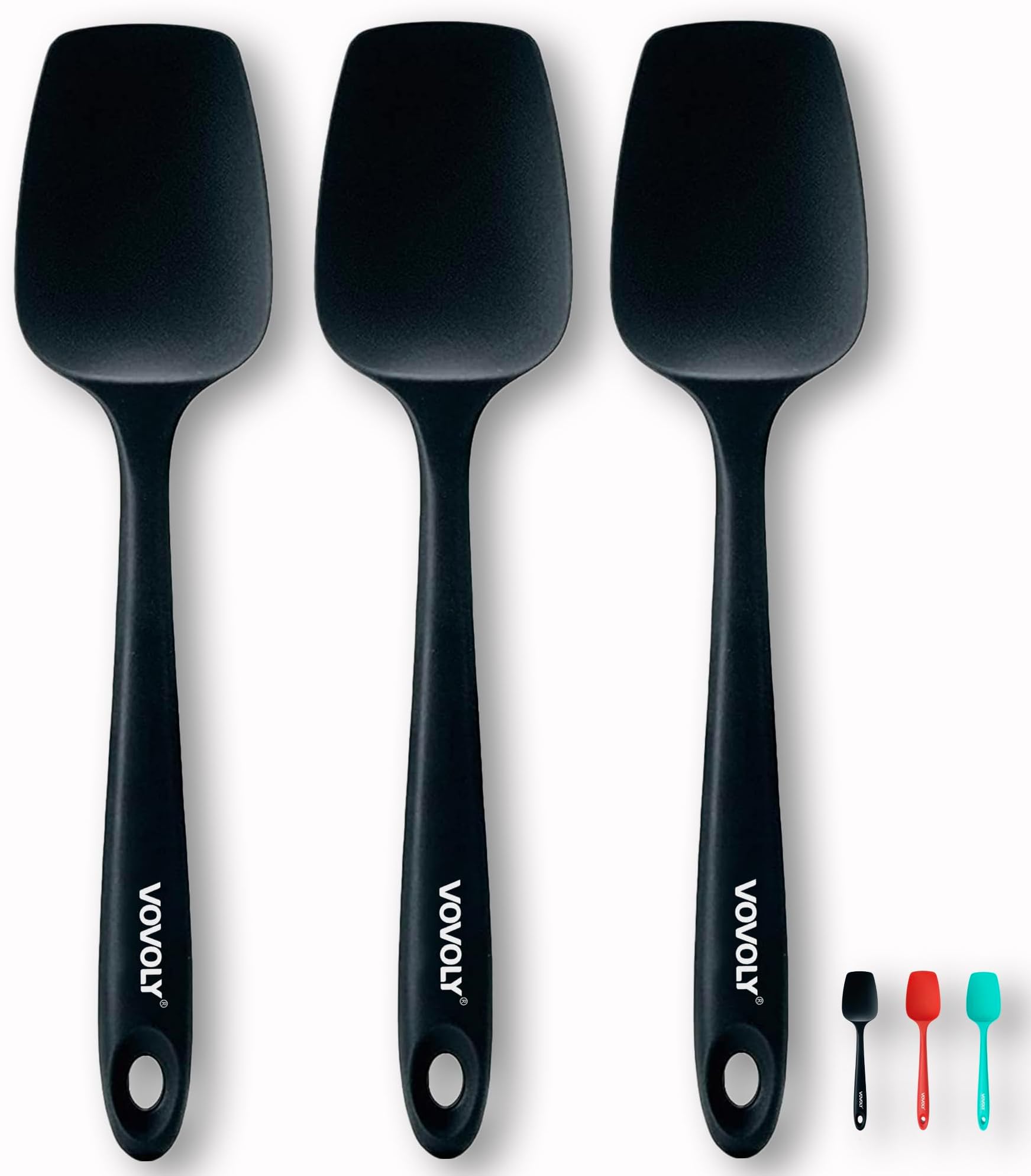 Amazon.com: DI ORO Seamless Series Silicone Spoon Spatula - BPA Free ...