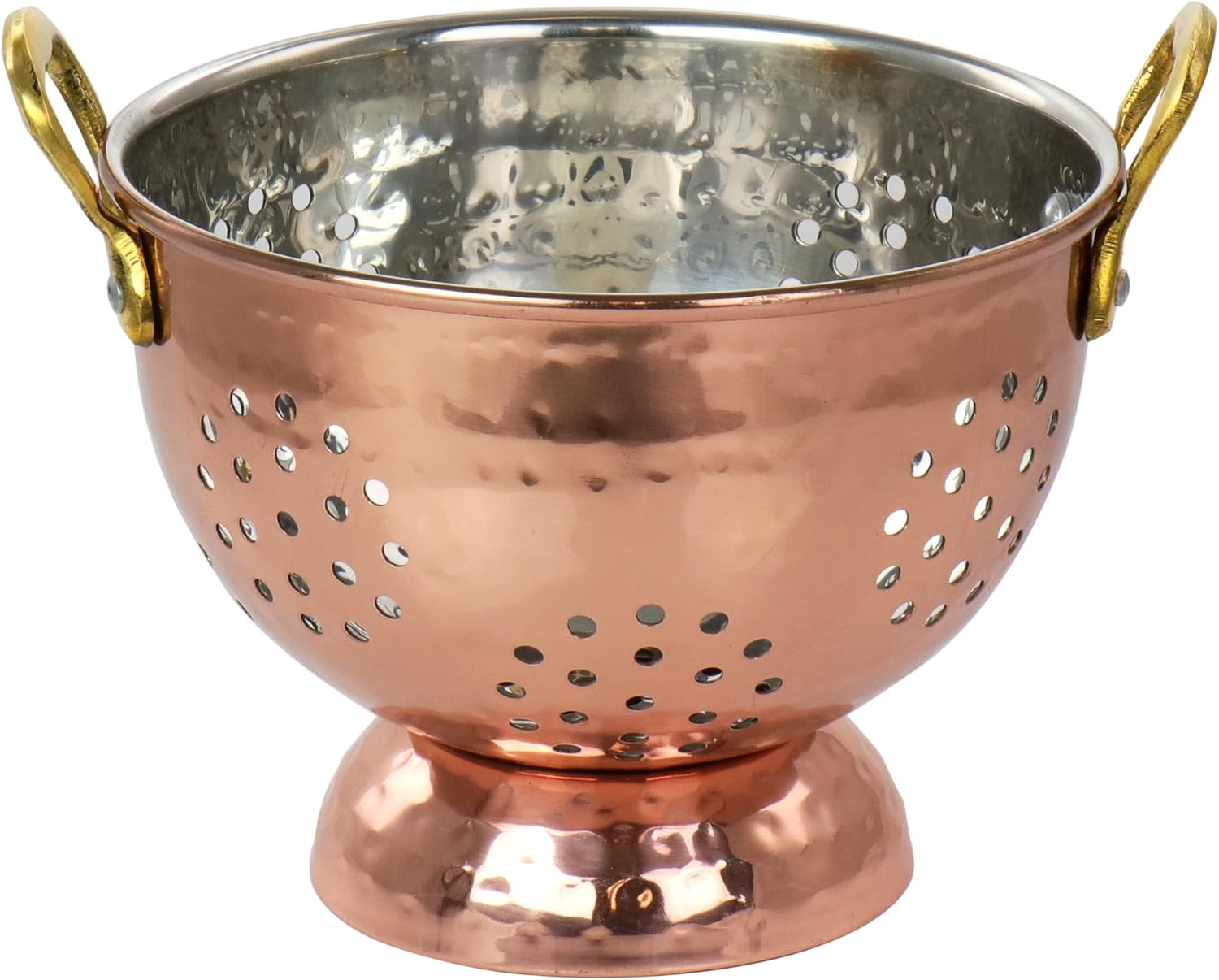 Amazon.com: Gibson Home Mini Colander, 5.7 Inch, Copper: Home & Kitchen