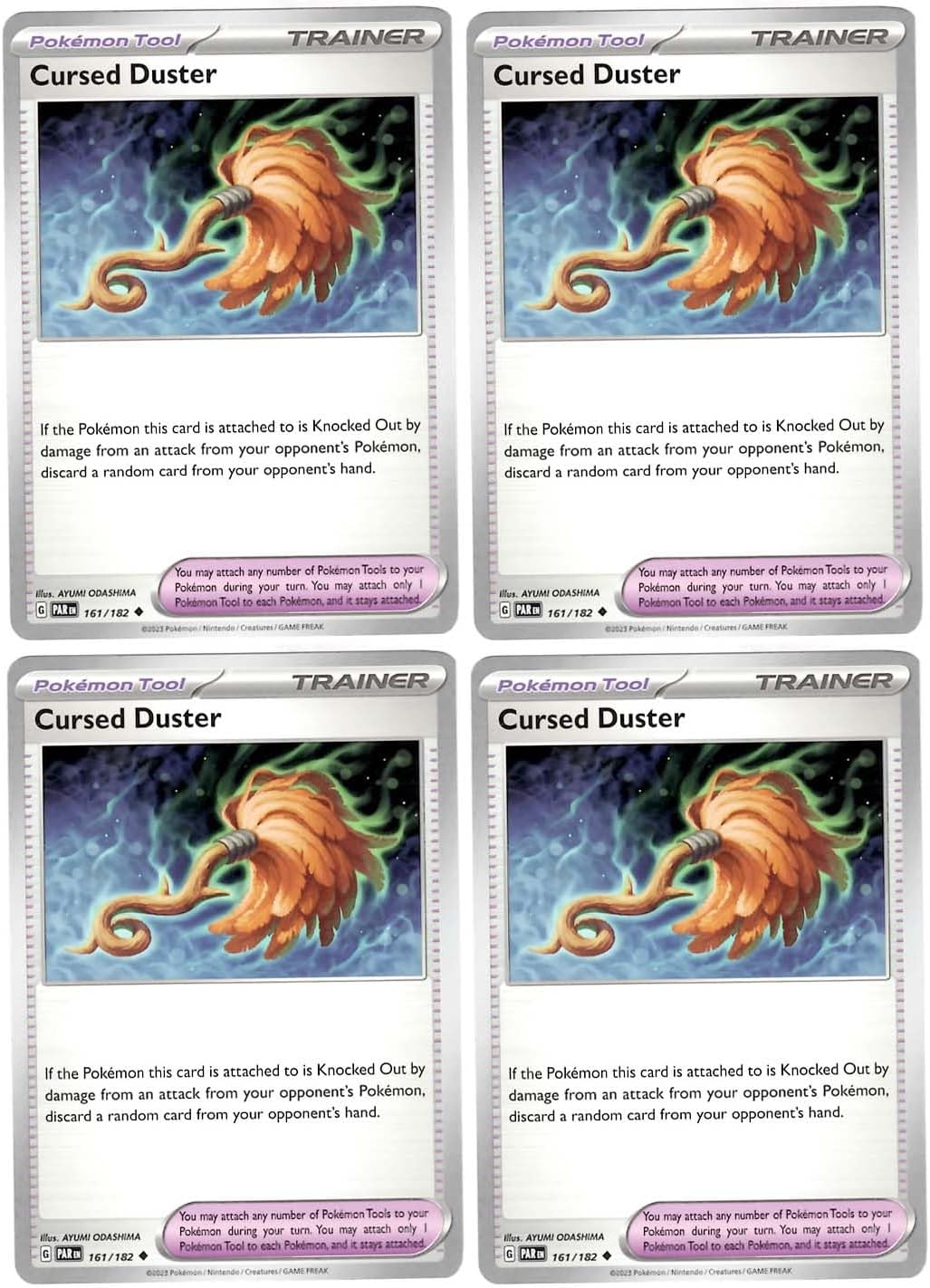 Amazon.com: Cursed Duster - 161/182 - Paradox Rift - Pokemon Trainer ...