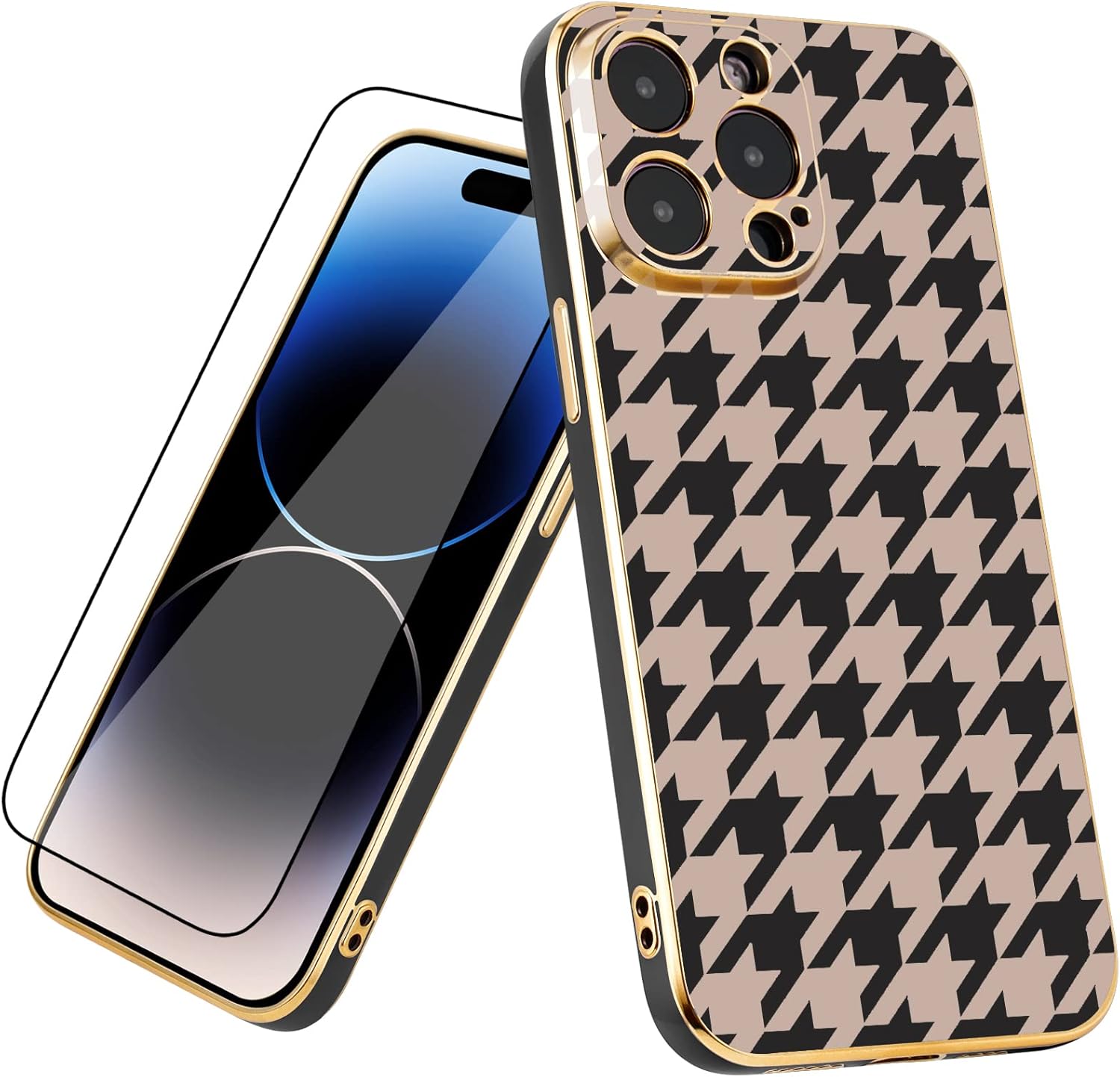 Amazon.com: Roemary Brown Case for iPhone 12 Pro Max with Screen ...