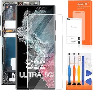 Amazon.com: OLED for Samsung Galaxy S22 Ultra 5G Screen Replacement for Samsung S22 Ultra LCD ...