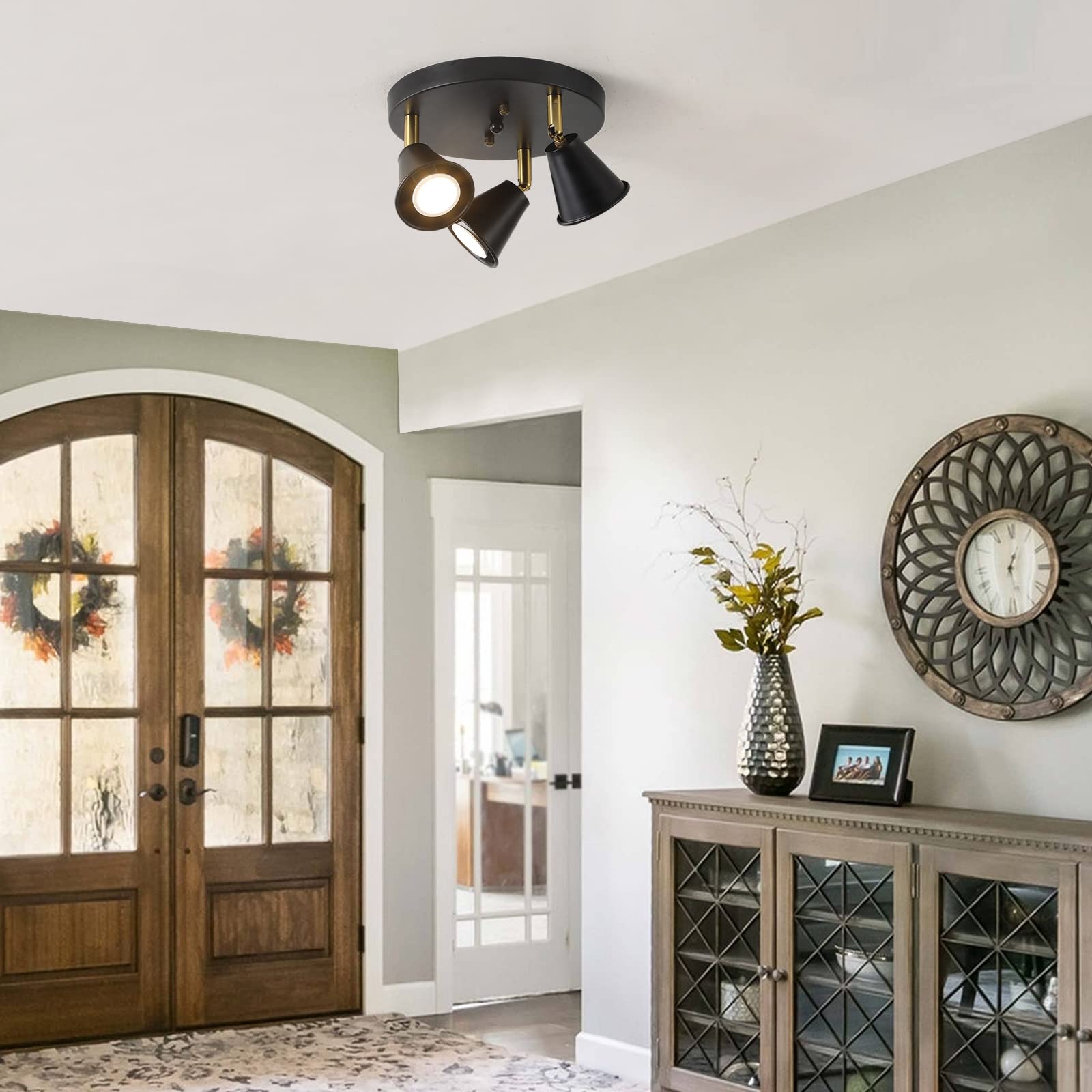 Snapklik.com : 3-Light Industrial Directional Track Lighting ...