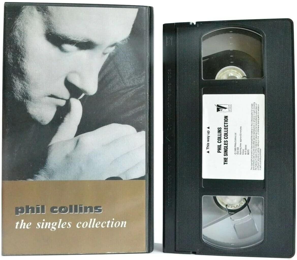 Phil Collins-Singles Collection [VHS] : Phil Collins: Amazon.co.uk: DVD & Blu-ray