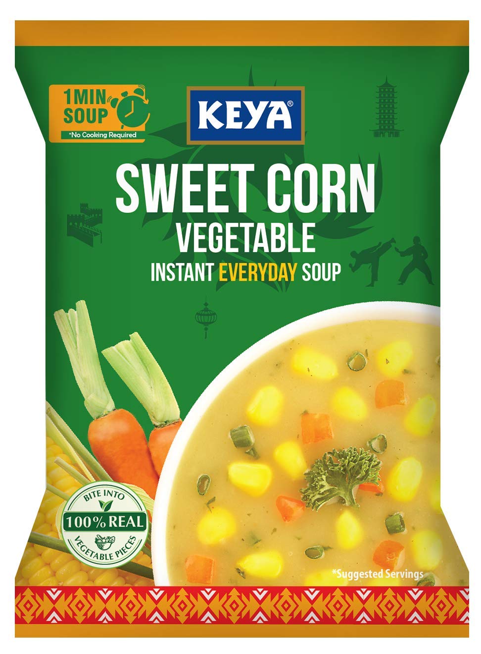 Keya Inst. Soup Sweet Corn Veg, 48g (Four Serve) : Amazon.in: Grocery ...