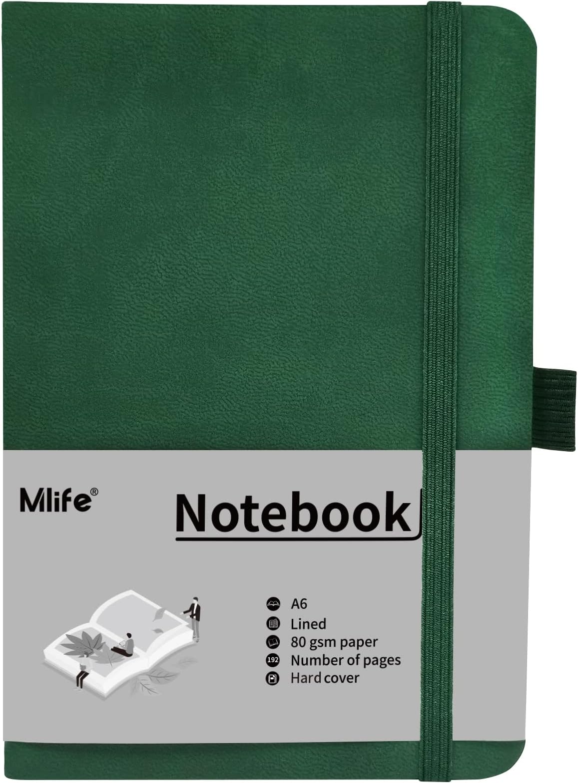 Amazon.com : A6 Small Journal Notebook, Lined Pocket Notebook with Pen ...