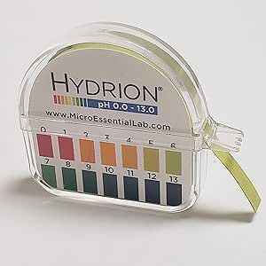 Hydrion Ph Paper (93) with Dispenser and Color Chart - Full Range Insta ...