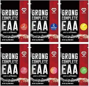 Amazon | グロング GronG COMPLETE EAA 必須アミノ酸 トライアルパック 11g 全6種セット | GronG(グロング) | BCAA