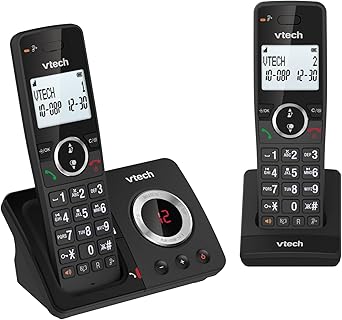 VTech ES2051 DECT Cordless Phone with Answering Machine,Call Block,Easy ...