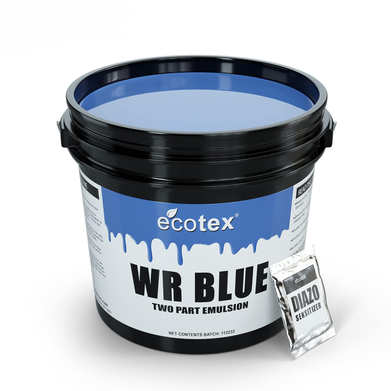Ecotex® WR Blue Screen Printing Emulsion (Quart - 32oz.) Diazo Required ...