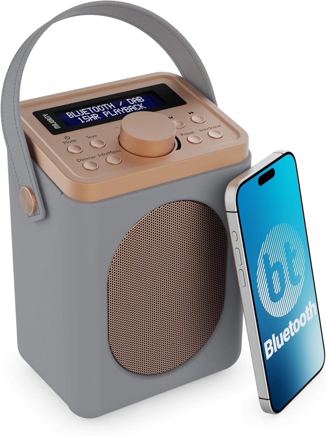 MAJORITY Little Shelford Portable Radio | Bluetooth Connection | FM ...