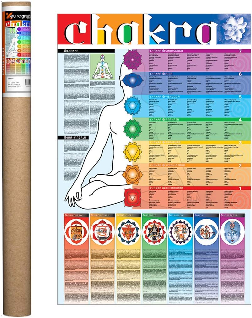Amazon.com: EuroGraphics Chakra^, Poster 38.5 x 26.75 inch: Posters ...