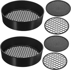 Milisten 3 Sets Soil Sieve Gardening Soil Riddles Soil Strainer Soil ...