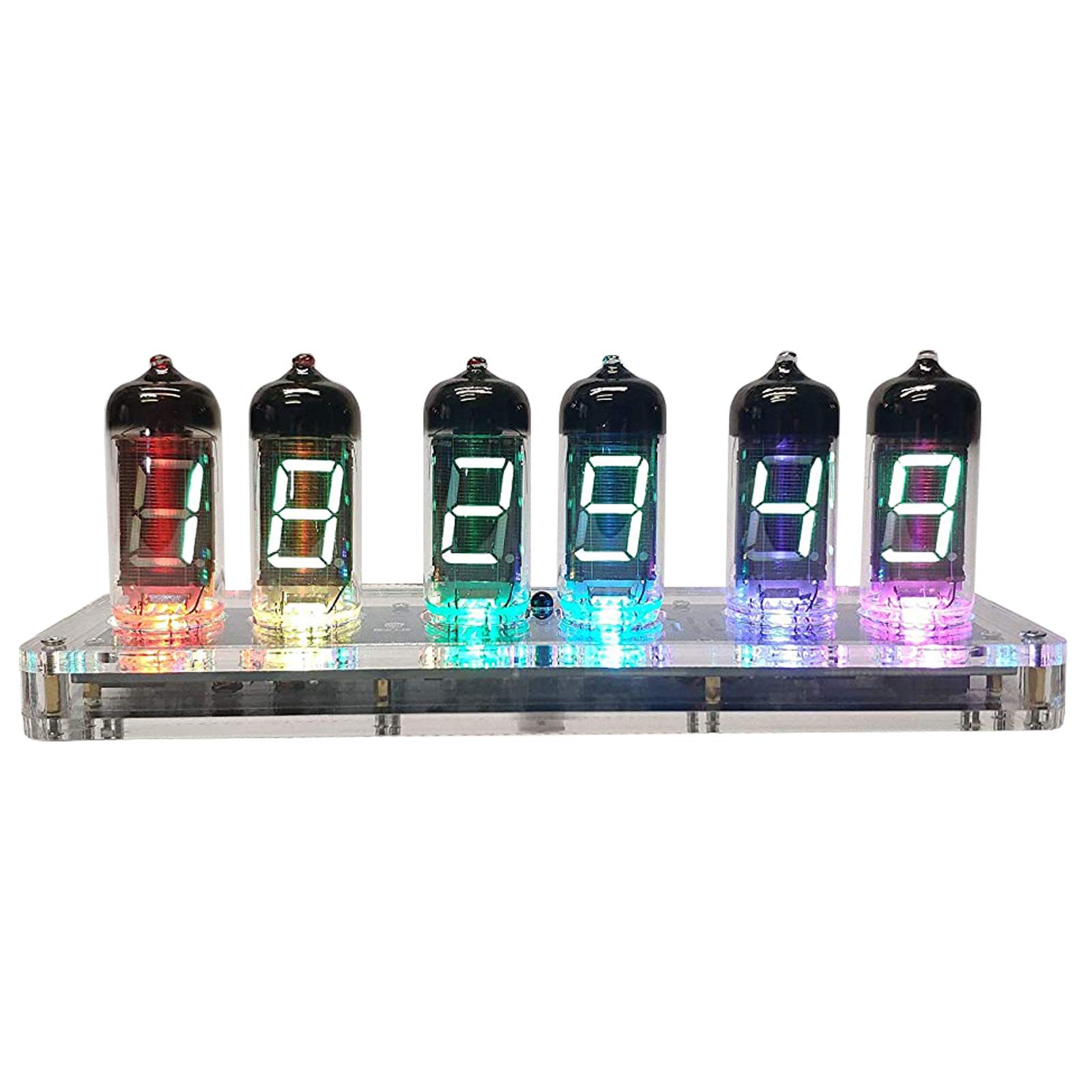 Buy Nixie Tube Clock, LED Digital Glow Tube Clock, IV11 VFD Tube Clock ...