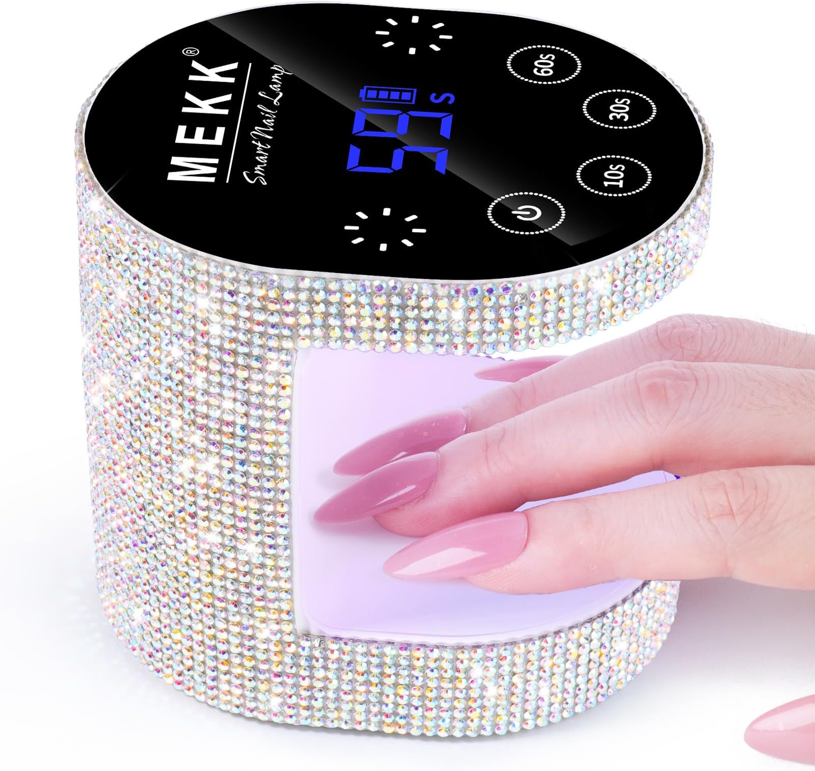 Amazon.com: MEKK Cordless Mini UV LED Nail lamp,24W Small UV Light for ...