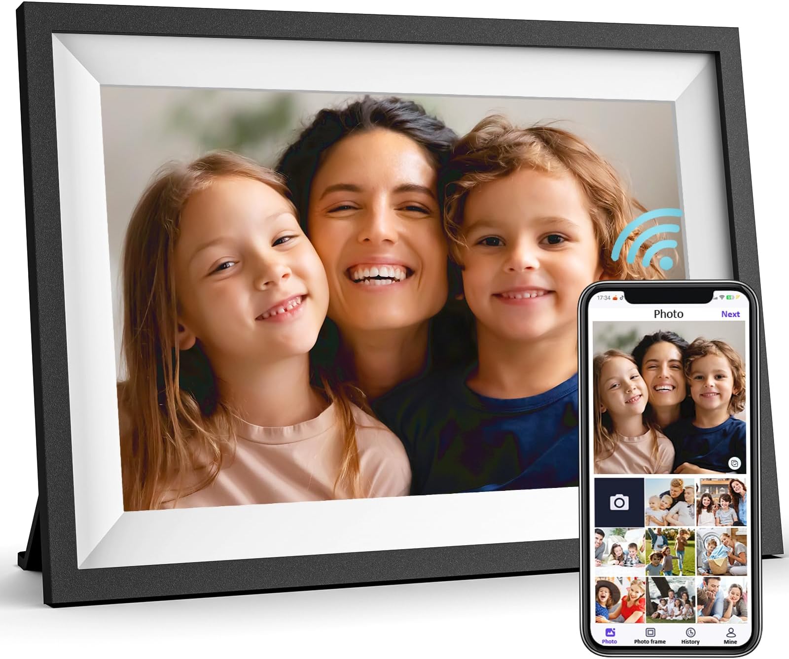 Amazon.com : Uhale Digital Picture Frame WiFi with APP 10.1 inch IPS HD ...