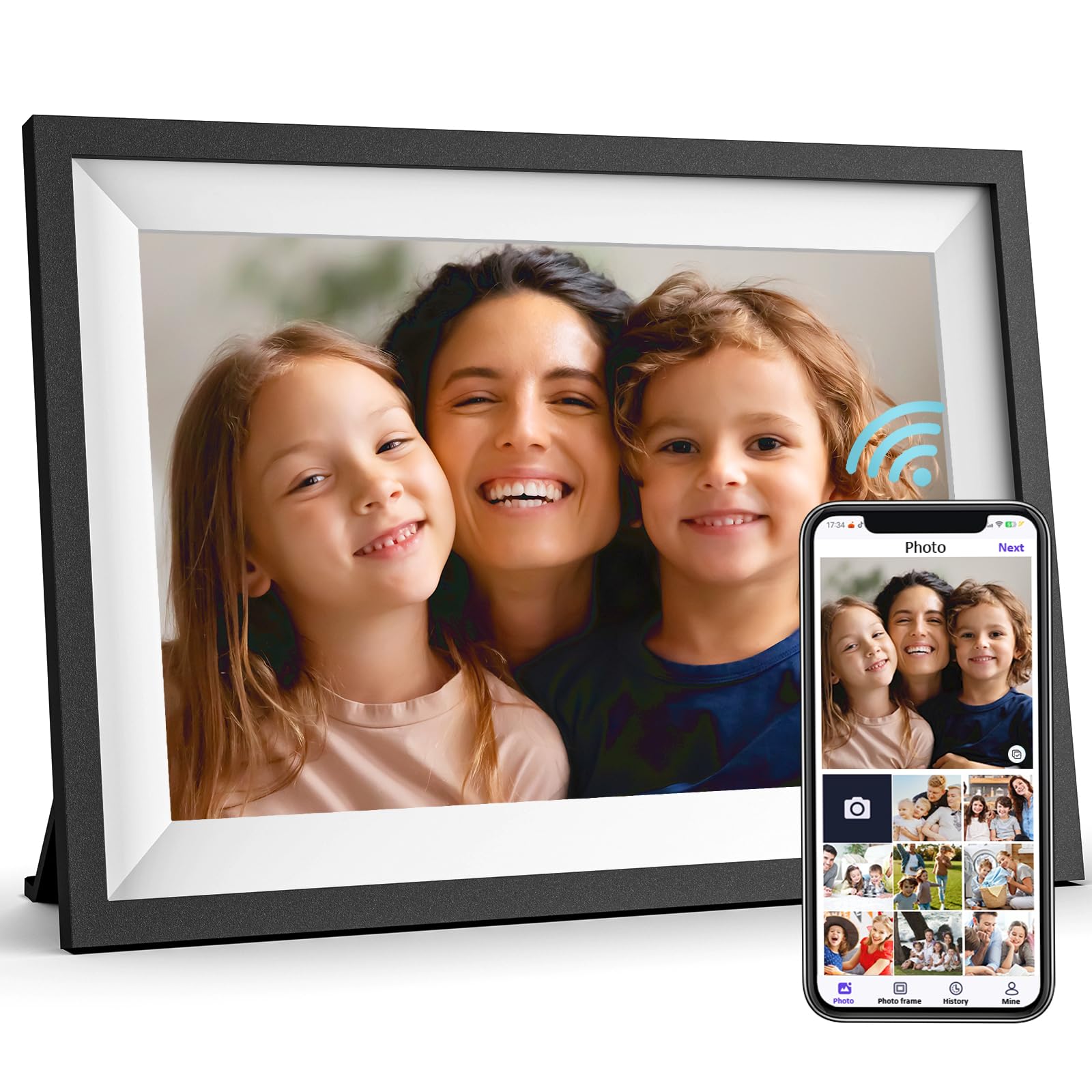 Amazon.com : Uhale Digital Picture Frame WiFi with APP 10.1 inch IPS HD ...