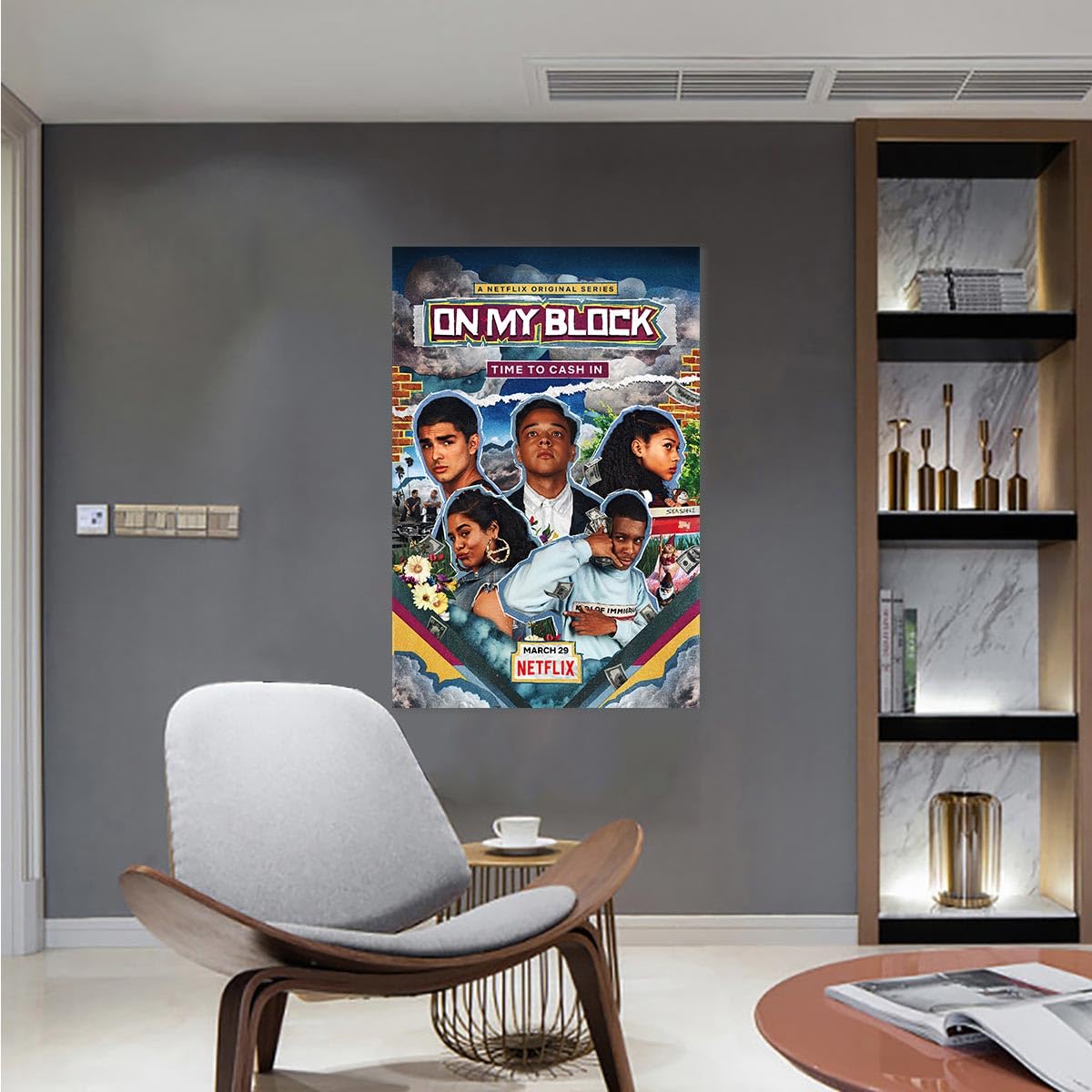 Snapklik.com : On My Block Movie Poster Vintage Room Aesthetic Wall Art ...