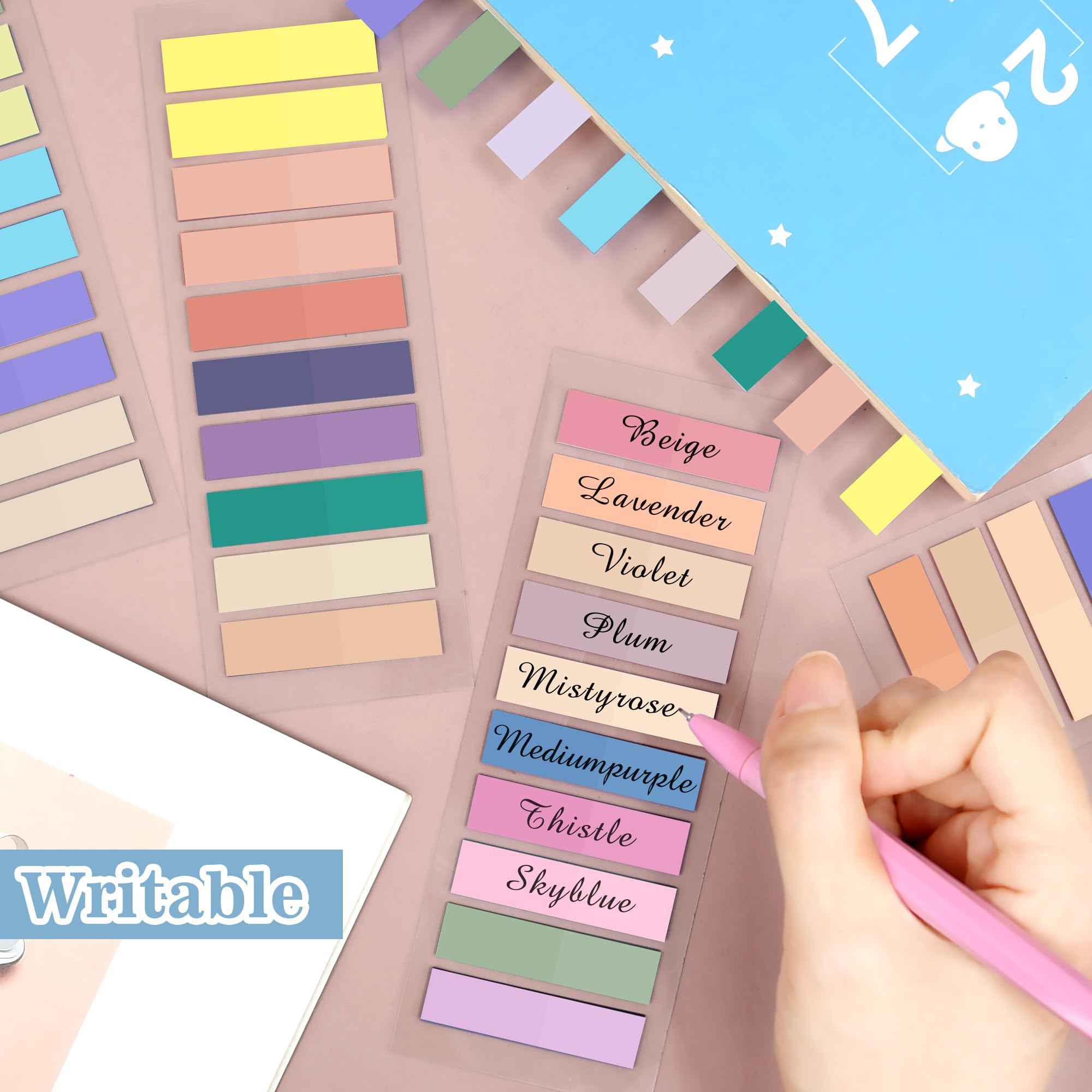 Snapklik.com : 4200 Pieces Sticky Tabs For Annotating Books Tabs ...