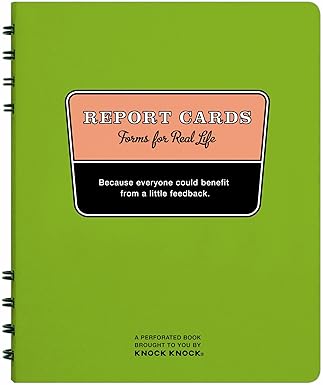 Report Cards for Real Life: Forms for Real Life: Amazon.co.uk: Knock ...