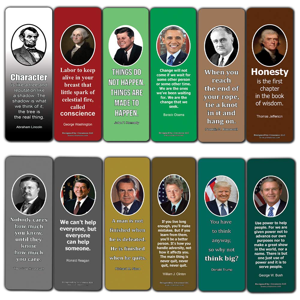 Buy Inspirational Quotes to Winners and Presidents Bookmarks (30-Pack ...