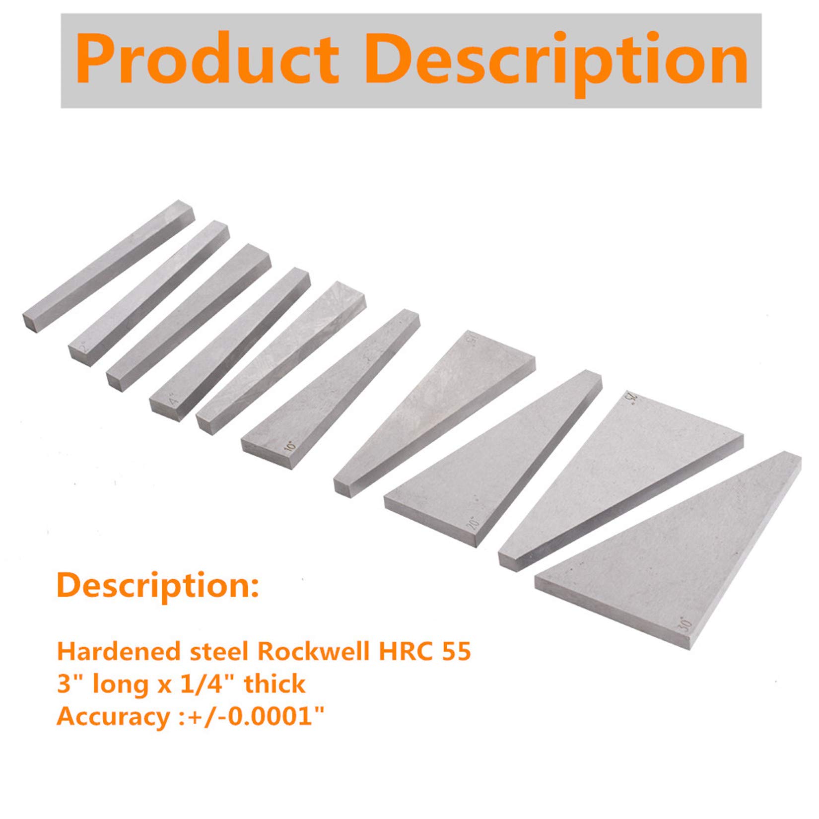 Snapklik.com : Findmall 10 Pcs Precision Angle Block Set Machinist Tool ...