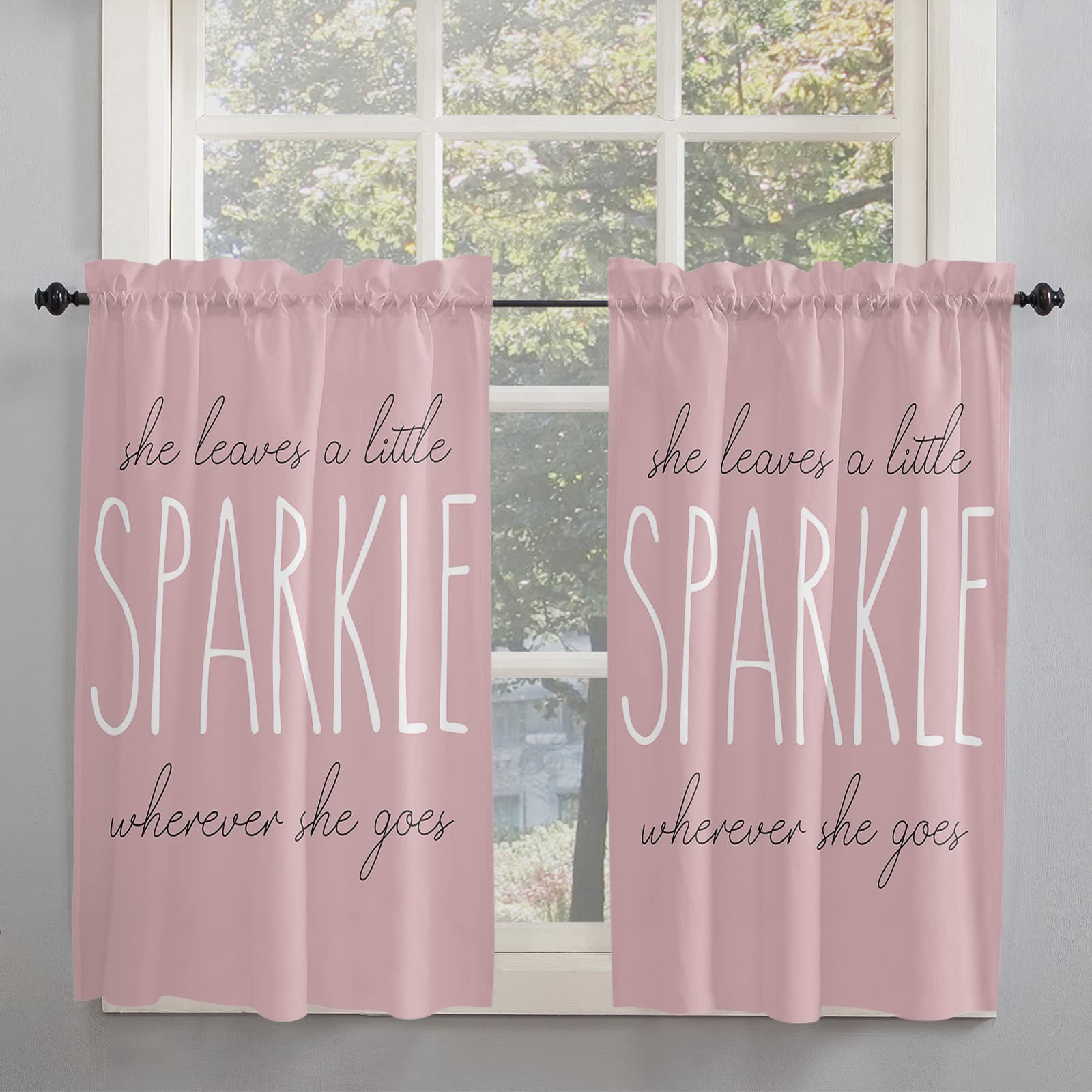 The Word Pink In Sparkles