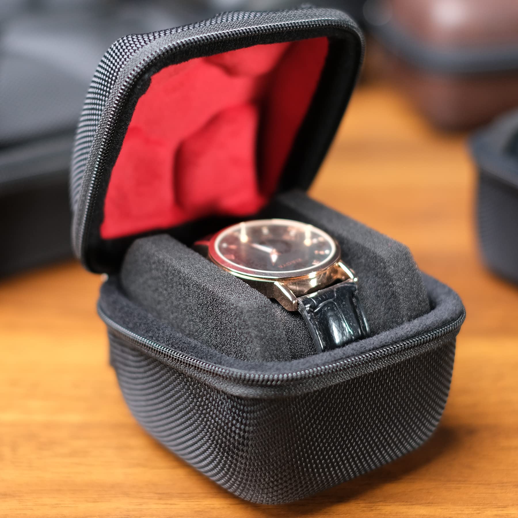 Snapklik.com : RIGICASE Hard Single Watch Travel Case, Mens Sports ...