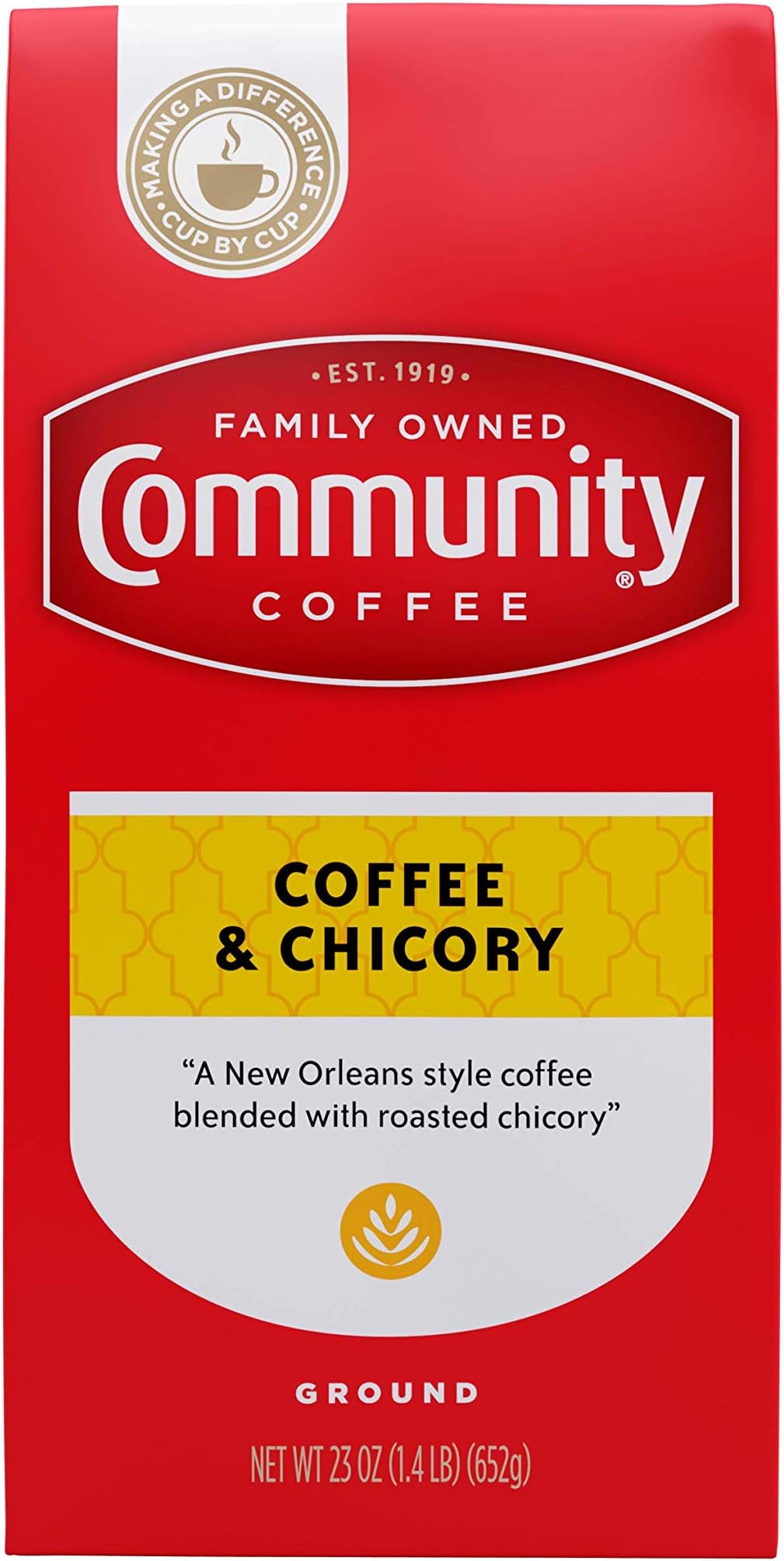 Amazon.com : Community Coffee Signature Blend Ground Coffee, Dark Roast ...