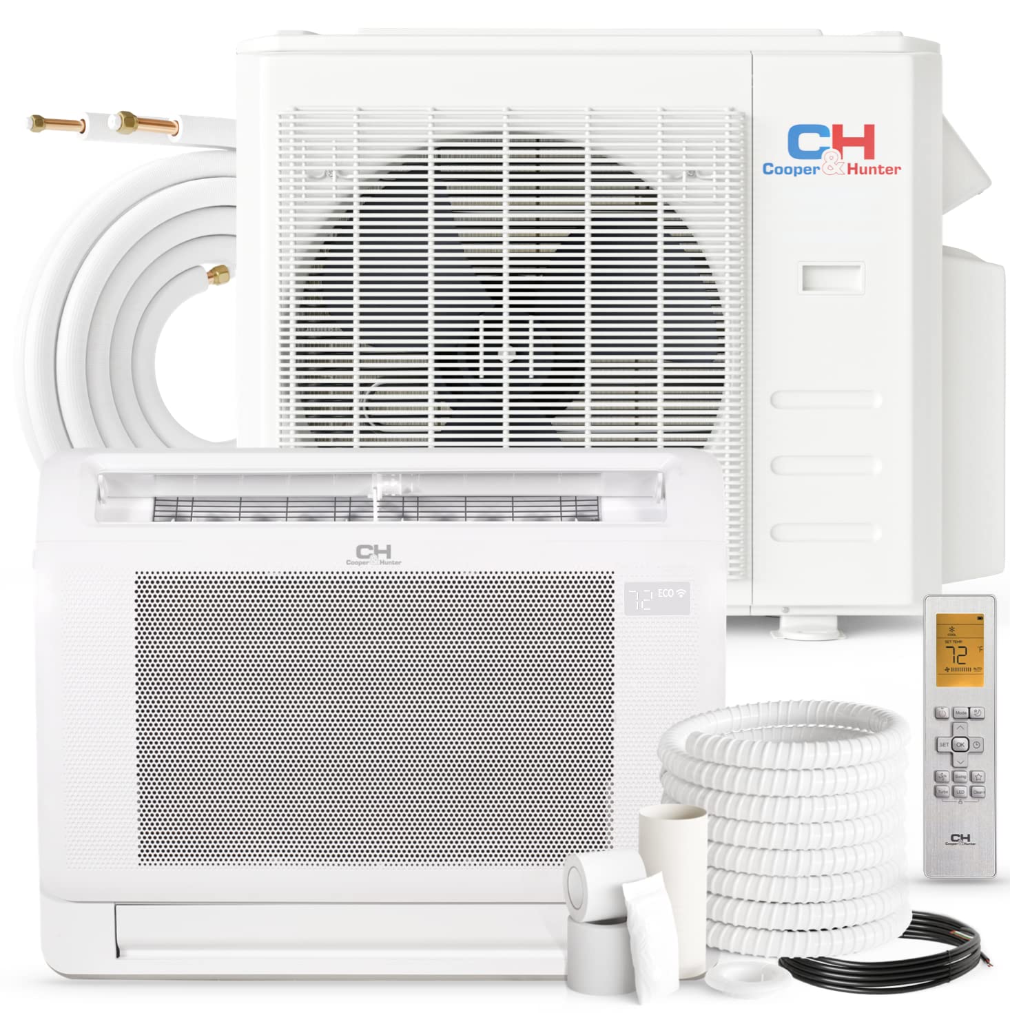 Amazon.com: Cooper&Hunter 16,000 BTU Floor Console Ductless Mini Split ...