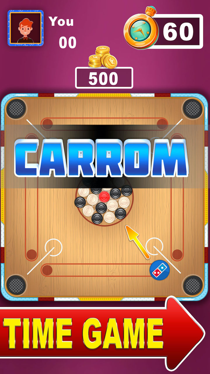 Carrom - Disc Game- Board Game - Royal Carrom Pool - Disc Pool - Carrom ...