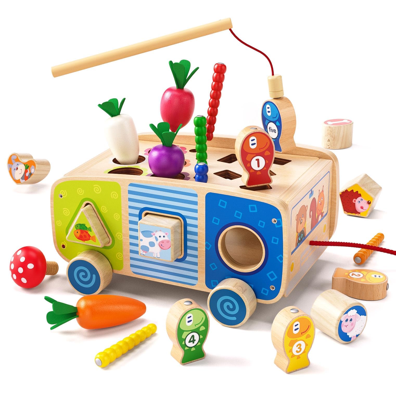 Amazon.com: Dailyfunn Montessori Toys for Babies Toddlers Boys Girls1-3 ...